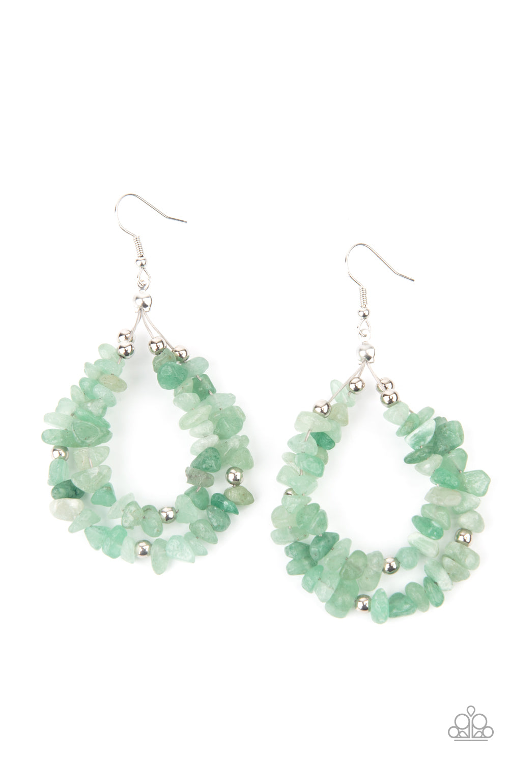 Sassysblingandthings Canyon Rock Art Green Earrings Paparazzi Accessories
